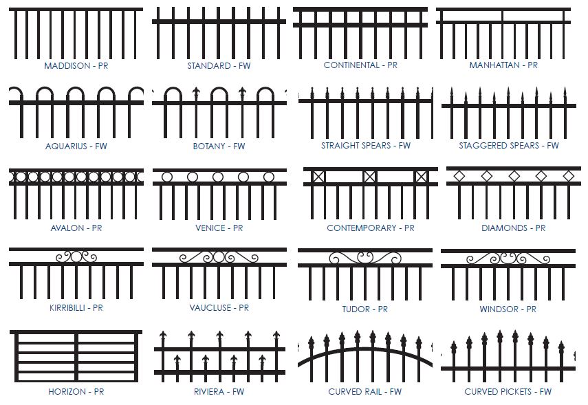 Fencing Designs Perth Western Australia Craftsman Fencing