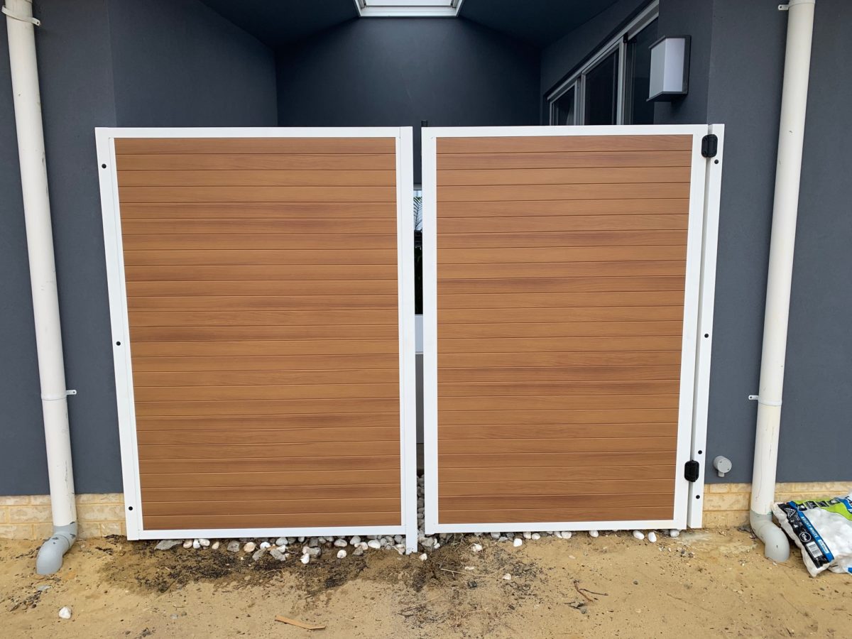 Custom Slat Gate in Lower Chittering | Craftsman Fencing Perth