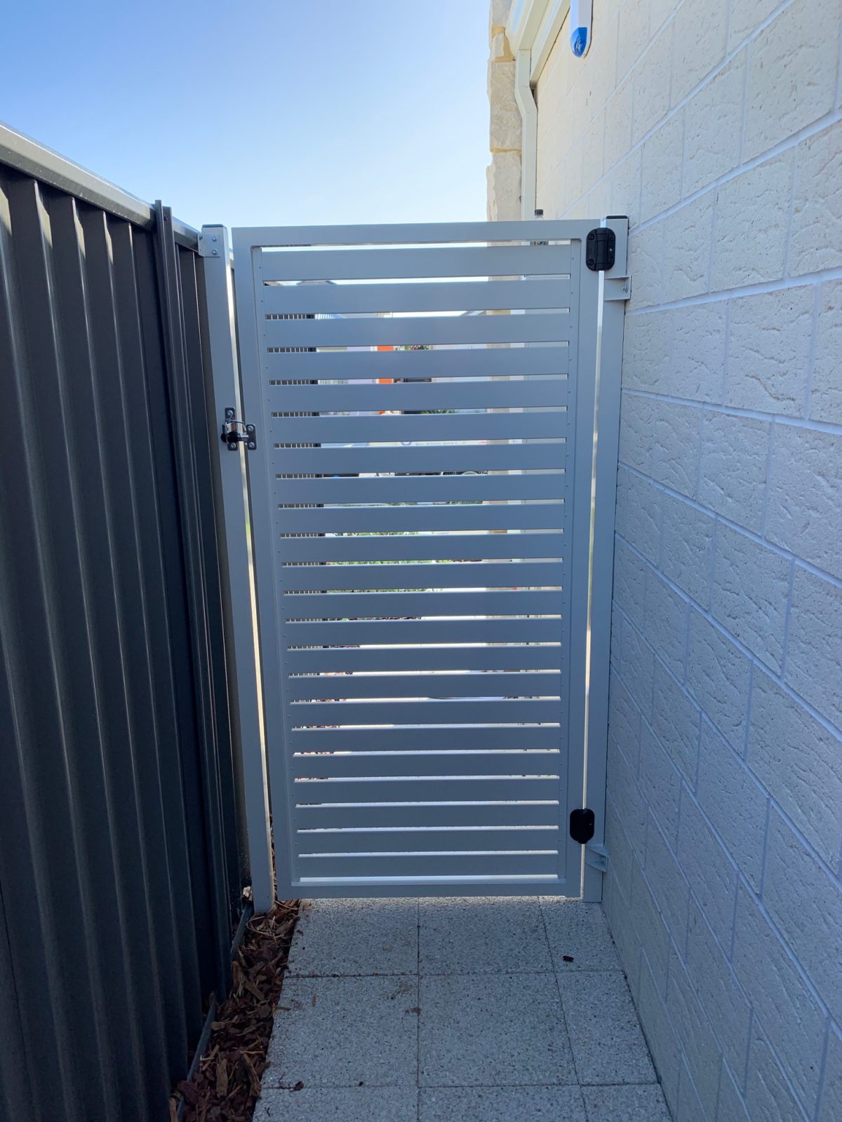 Aluminium Slat Gates in Jindalee — Craftsman Fencing