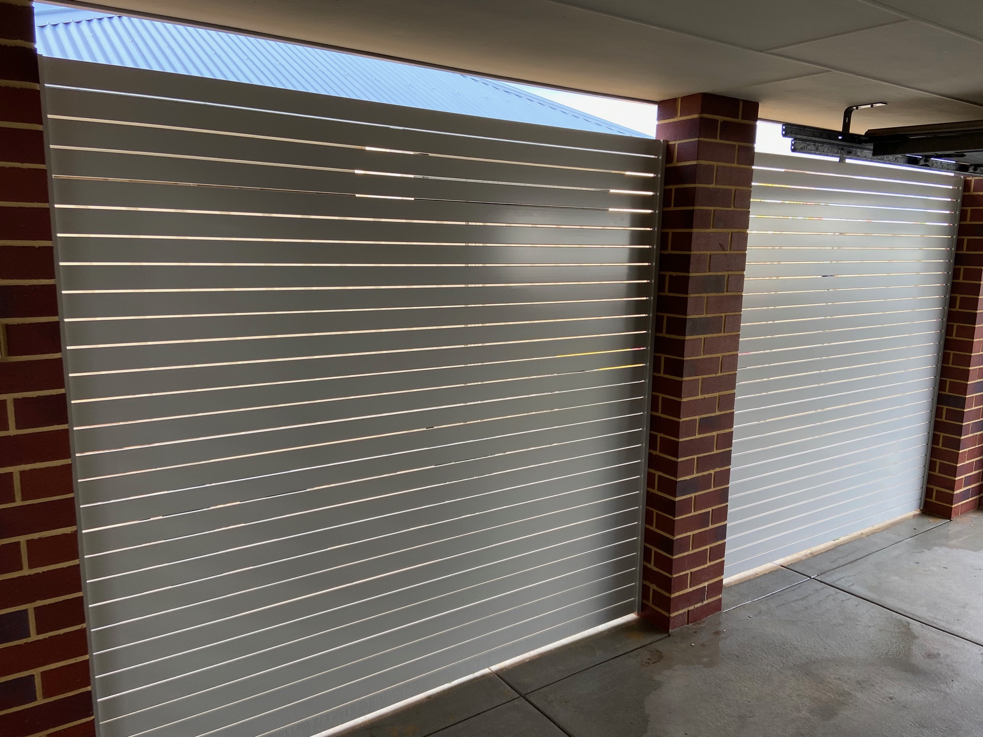 Aluminium Slat Screening in Butler — Craftsman Fencing