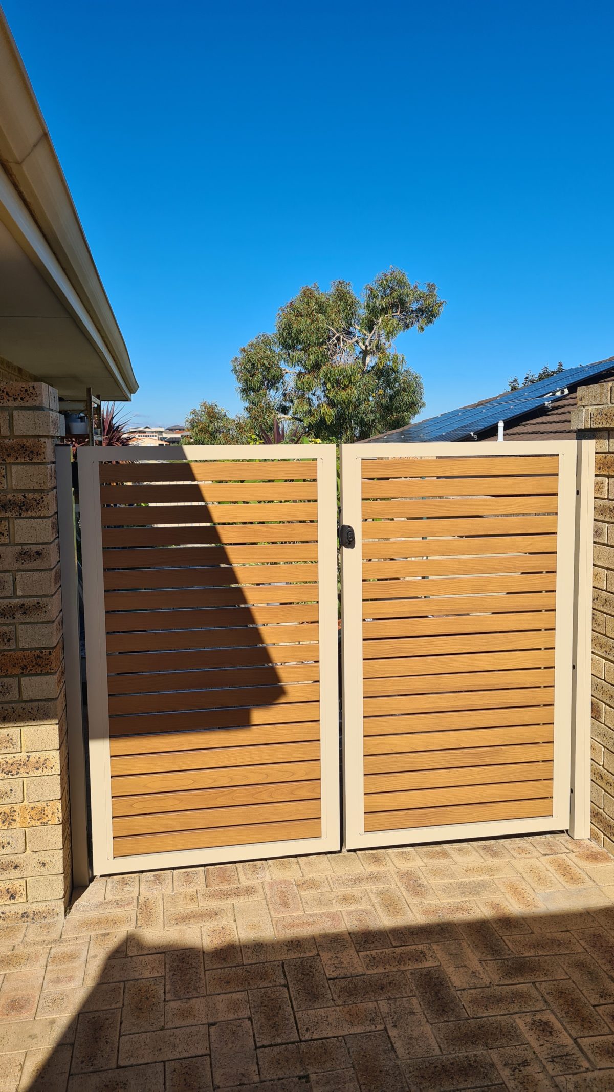 Double Slat Gate in Mullaloo — Craftsman Fencing Joondalup, Perth