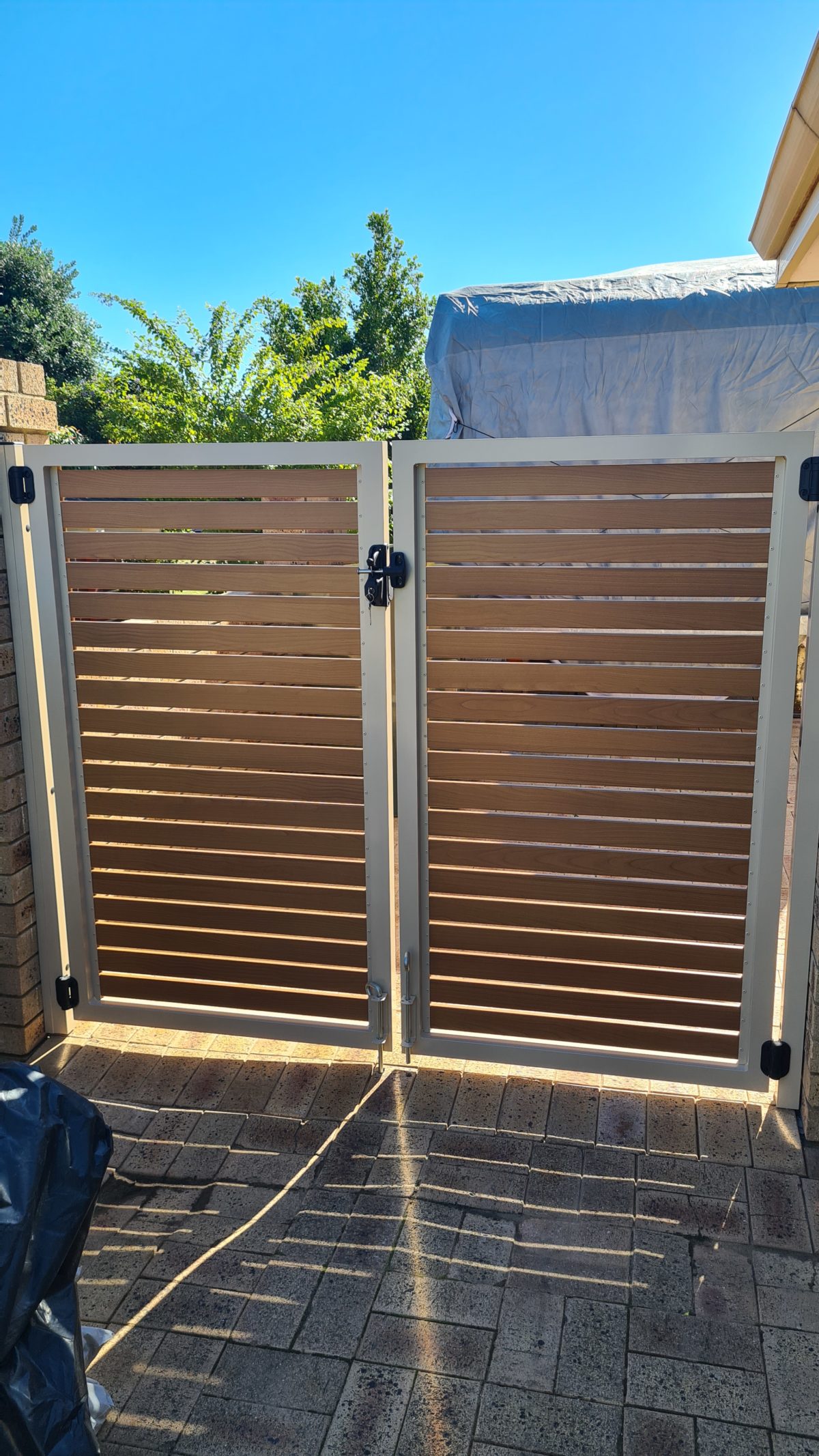 Double Slat Gate in Mullaloo — Craftsman Fencing Joondalup, Perth