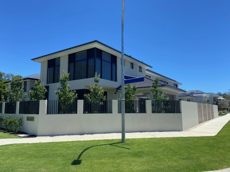 Aluminium Blade Fencing — Craftsman Fencing, Perth