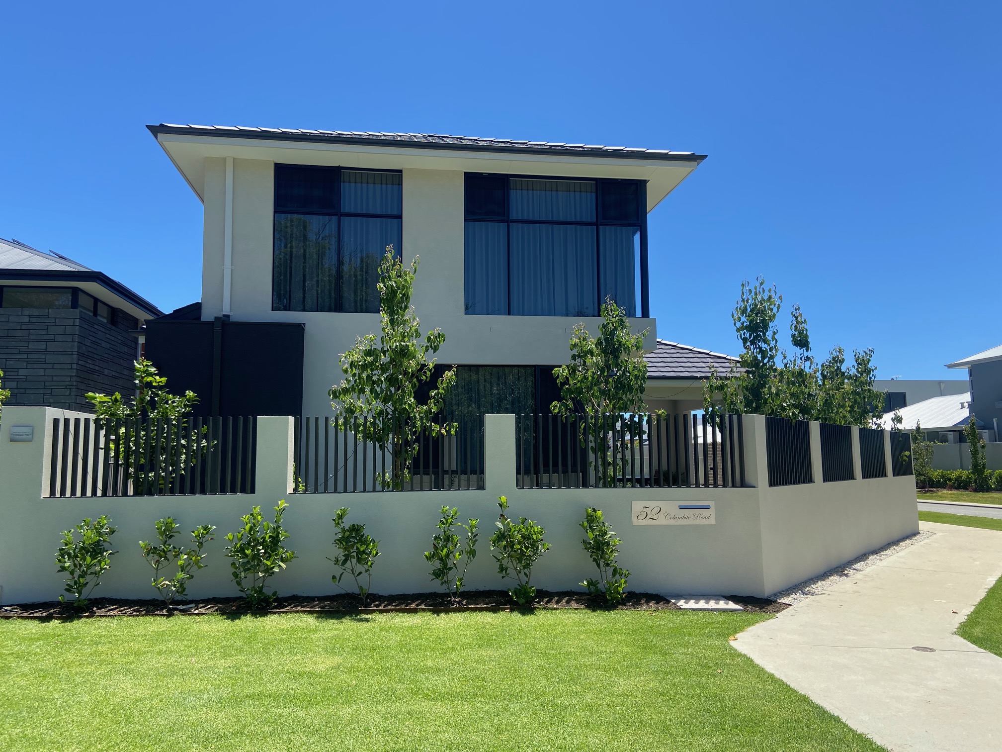 Aluminium Blade Fencing — Craftsman Fencing, Perth