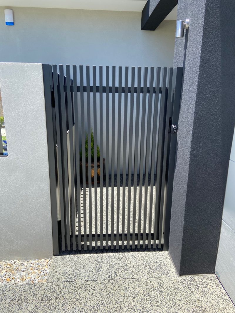 Aluminium Blade Fencing — Craftsman Fencing, Perth